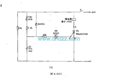 Delay Switch Circuit With Thyristor Switch Control Control Circuit