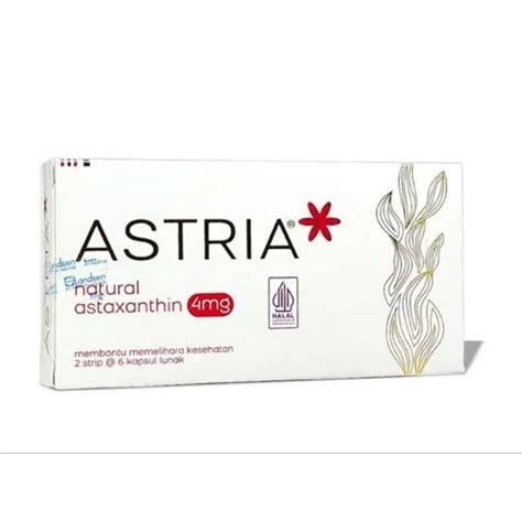Jual Astria 4mg Astaxanthin Shopee Indonesia