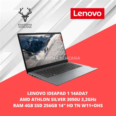 Notebook Lenovo Lenovo Ideapad 1 14ada7 6hid Amd Athlon 3050u 4gb