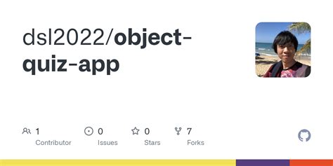 GitHub Dsl2022 Object Quiz App
