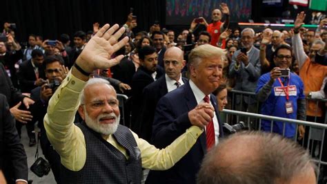 ‘howdy Modi Over 50000 Including Donald Trump Attend Indian Pms
