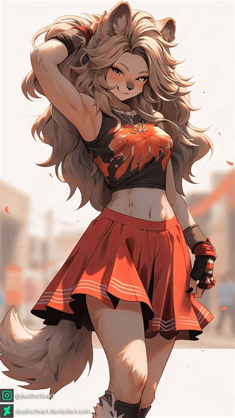 Mf10 001 Anthro Girl By Destinctivart On Deviantart