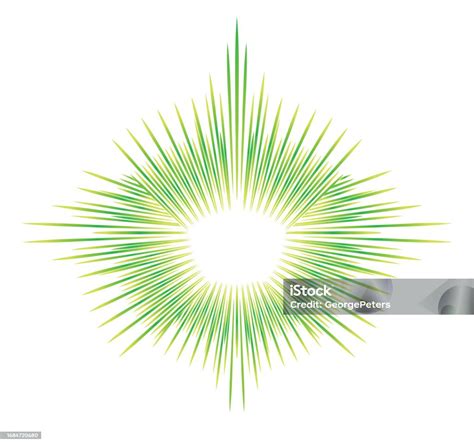 Glowing Light Beams Frame Border Stock Illustration Download Image