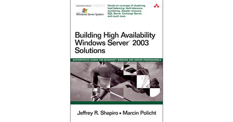 Building High Availability Windows Server 2003 Solutions Book