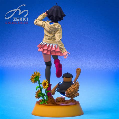 Artstation Himawari X Shukaku Boruto Fan Art Resources