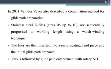 Glide Path In Endodontics PPTX