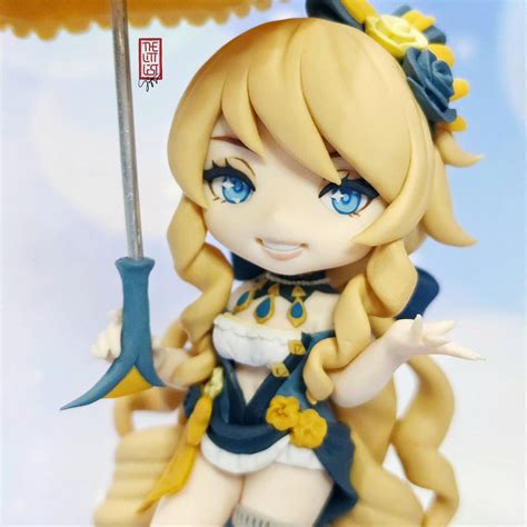 Genshin Impact Summer Navia Fan Made Chibi Figure The Littlest Ts Shop