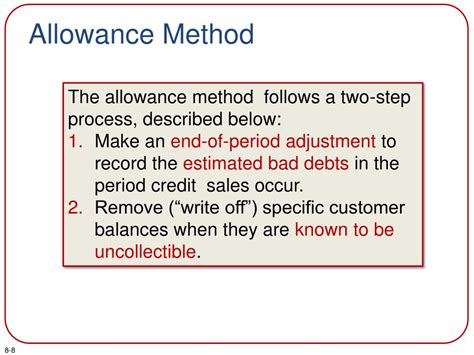 Allowance Method