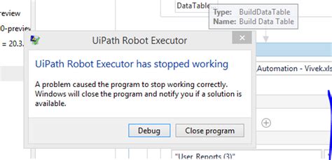 Uipath Executor Is Not Working Academy Feedback UiPath Community Forum