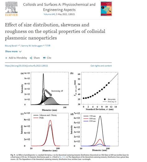 Polydispersity Indexpdi In Dynamic Light Scatteringdls Researchgate