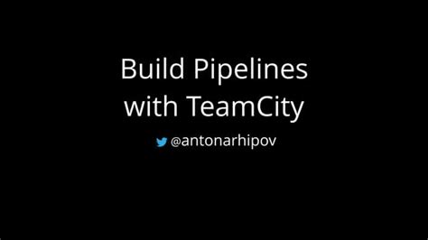Build Pipelines With Teamcity Pdf
