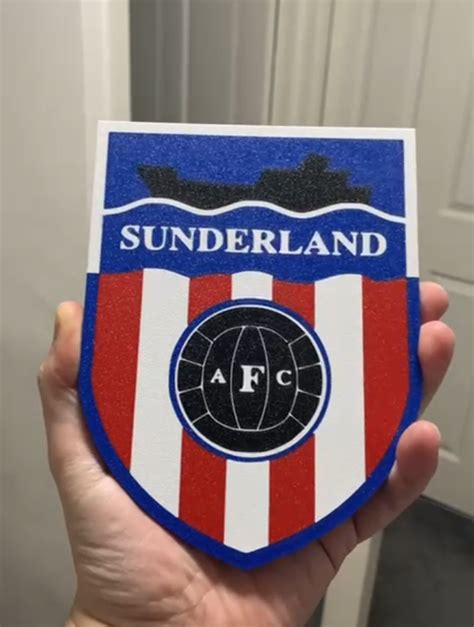 Sunderland Safc Badge 1991 1997 By Andywhawes Makerworld