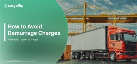 How To Avoid Demurrage Charges