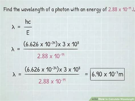 How To Calculate Wavelength Steps With Pictures Biology Lessons Word Problems Physics