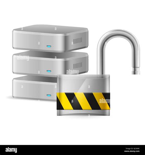 Lock Close Object Single Isolated Model Design Project Concept Plan Stock Photo Alamy