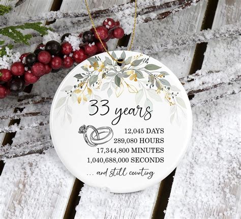 33 Years Wedding Anniversary Ts For Couple 33rd Anniversary