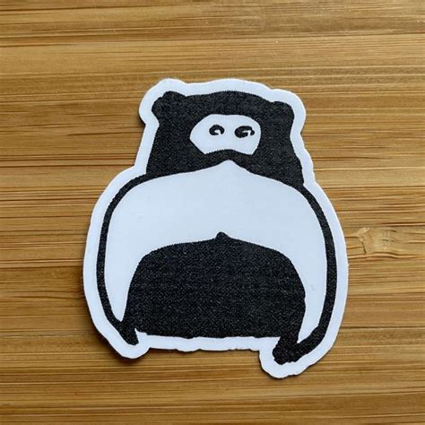 Mustache Monkey Sticker Mustache Monkey Sticker