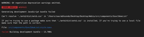 Cant Resolve Antddistantdcss In Gsocidealist Component · Issue