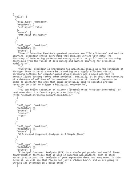 Principal Component Analysis Ipynb Pdf Principal Component Analysis Eigenvalues And