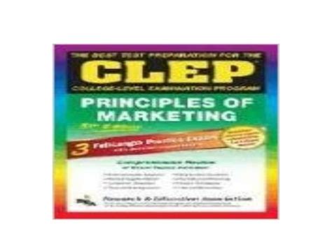 Booktextbook Library Clep Principles Of Marketing 5th Ed Rea The Best