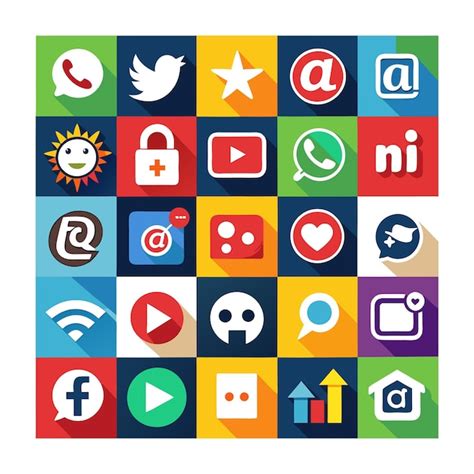 Premium Vector Social Media Icon Set Collection For Websites And
