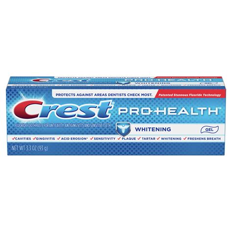 Ewg Skin Deep® Crest Pro Health Smooth Formula Toothpaste Whitening
