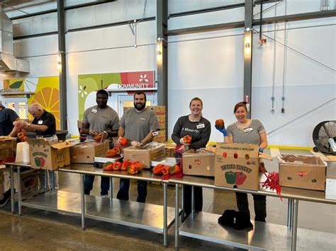 Our Massaro Serves Team Packaged Food Today At The Greater Pittsburgh
