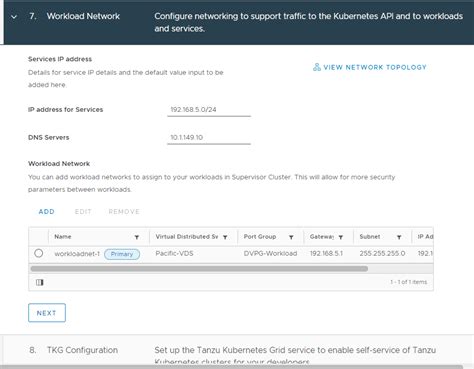 Configure Vmware Vsphere With Tanzu Workload Management