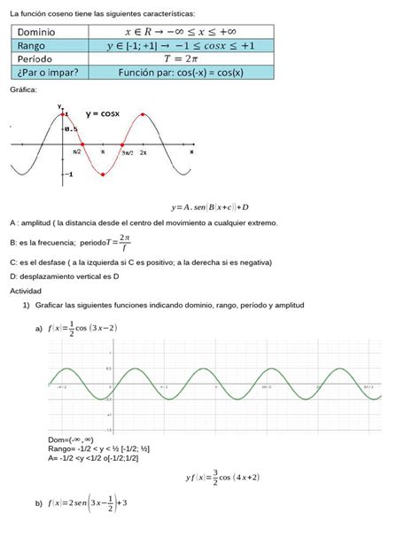 Funcion Coseno Pdf