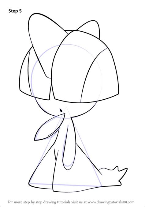How To Draw Ralts From Pokemon Pokemon Step By Step Drawingtutorials