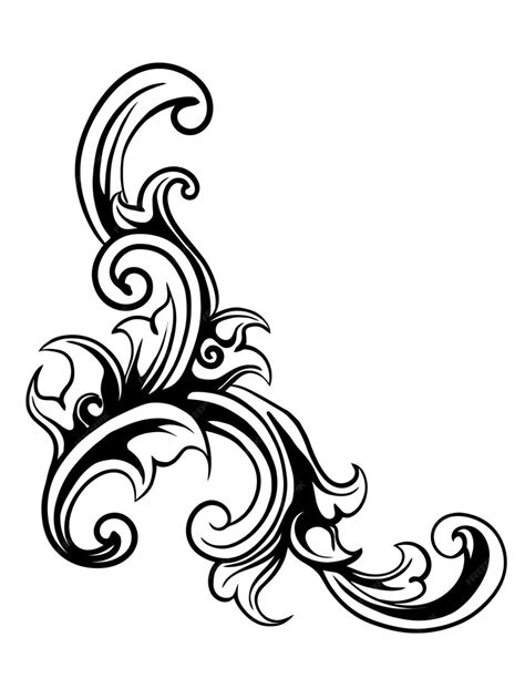 Premium Vector Vector Classic Engraving Design