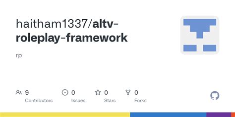 GitHub Haitham1337 Altv Roleplay Framework Rp