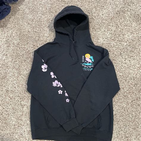 Riot Society Hoodie Black Hoodie With Designs On Depop