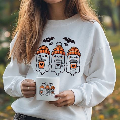 Ghost Coffee Choose Uv Dtf Decal Dtf Transfer Crafty Mood