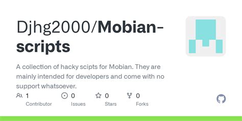 Github Djhg Mobian Scripts A Collection Of Hacky Scipts For