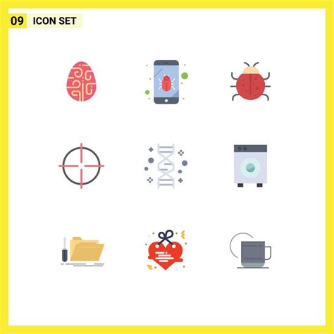 Conjunto De 9 9 Moderno Ui íconos Símbolos Señales Para Deporte