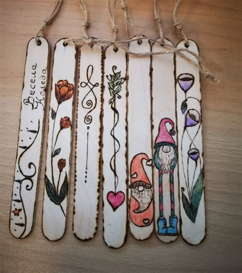 Pin Van Nadia Avramova Op Pyrography Knutselen Met Ijsstokjes Doe Het Zelf Knutselen