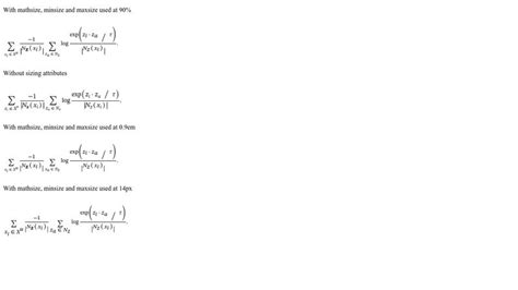 Percentage Values For Mathsizeminsizemaxsize