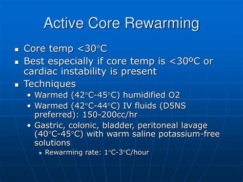 Ppt Hypothermia Powerpoint Presentation Free Download Id 308267