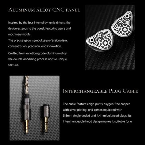 Binary Acoustics Dynaquattro 4 Dynamic Driver Iem Concept Kart