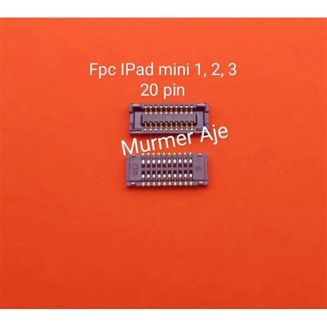 Soket Konektor Touchscreen Lcd Fpc Connector Ipad Mini 1 2 3 Lazada Indonesia
