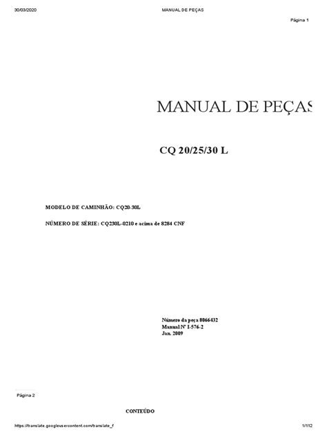 Manual De Peças Clarck Pdf Motores Radiador