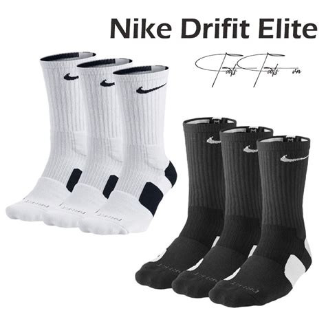Pack 3 Pairs Of Nike Drifit Elite High Neck Sports Socks Loved