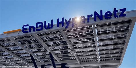 EnBW eröffnet 25 Schnellladepark mit Solardach nahe Leipzig
