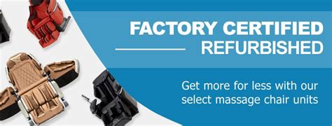 Factory Certified Refurbished Massage Chairs On Sale