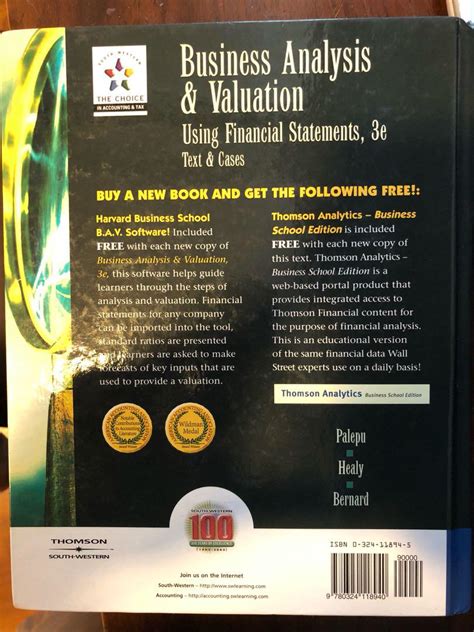 Business Analysis And Valuation Computers And Tech Office And Business