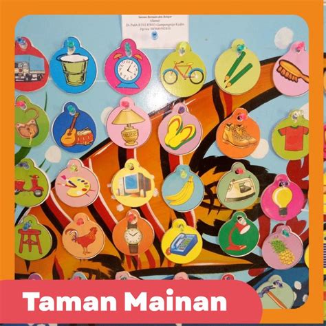 Jual Ape Tk Paud Papan Absen Isi 40 Gambar Shopee Indonesia