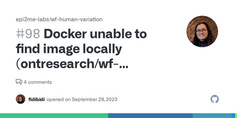 Docker Unable To Find Image Locally Ontresearchwf Common · Issue 98
