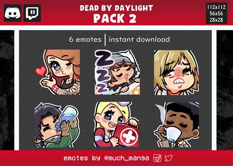 Dead By Daylight Emotes Ko Ko Fi ️ Where Creators Get