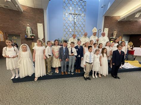 Confirmation And First Eucharist Joy Our Lady Of Hope Maine